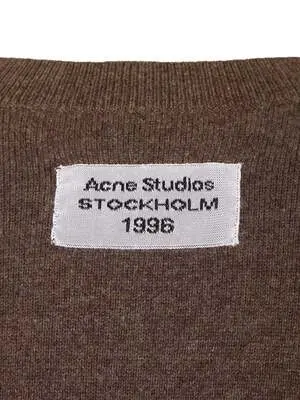 Acne Studios Long-sleeved Cashmere Crew Neck Sweater - Brown