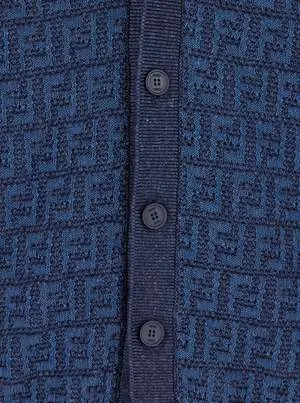 Fendi Ff Crochet Cardigan