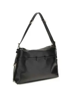 Givenchy Large Voyou Shoulder Bag In Shiny Leather