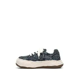 Mihara Yasuhiro Low-top Canvas Trainers With All-over Print - Blue