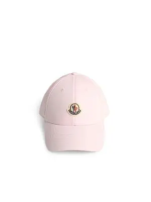 Moncler Cotton Cap With Iconic Logo Patch