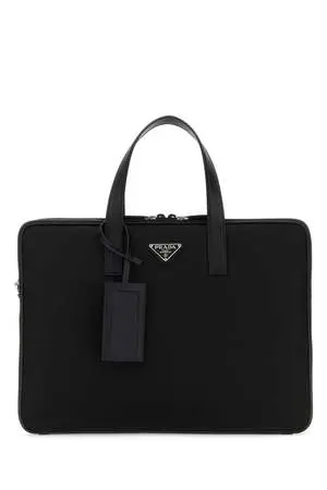 Prada Nylon Briefcase - Black