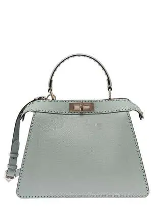 Fendi FENDI Peekaboo ISeeU Medium Handbag Gray