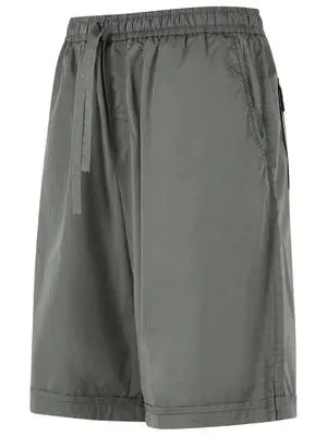 Dolce & Gabbana Cotton Shorts With Drawstring Waist - Gray