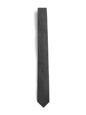 Dolce & Gabbana Black Jacquard Silk Martini Tie - Multicolor