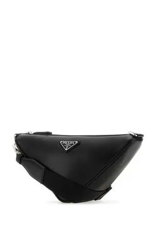 Prada Leather Triangle Crossbody Bag