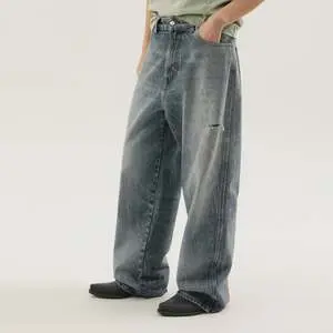 1989 STUDIO Rhodesian Wide Leg Denim Pants - Blue