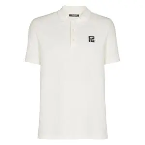 Balmain Polo Shirts - White