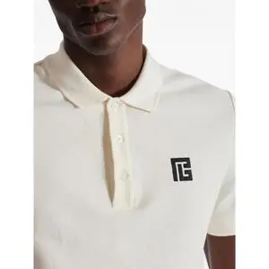 Balmain Polo Shirts - White