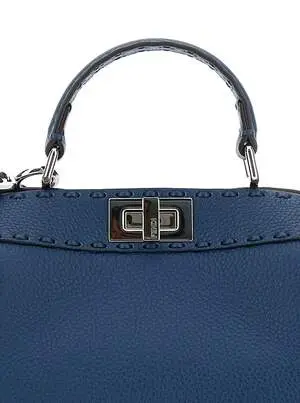 Fendi Peekaboo Iseeu Small Leather Handbag With Shoulder Strap - Multicolor