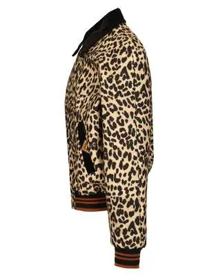 Valentino Garavani Wool Drap Bomber Jacket - Multicolor