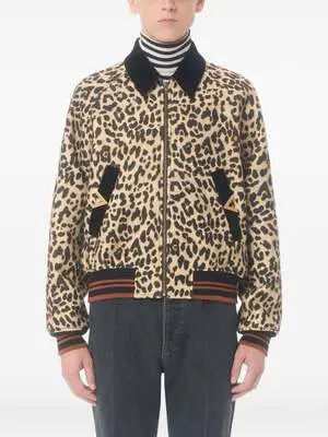 Valentino Garavani Wool Drap Bomber Jacket - Multicolor