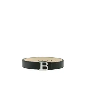 Balmain Leather Belt - Black