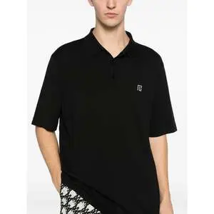 Balmain Polo Shirts - Black