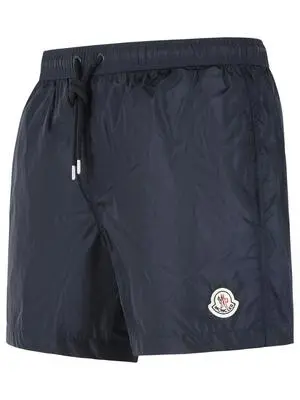 Moncler Navy Polyamide Swimsuit - Blue