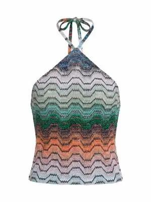 Missoni Sleeveless V-neck Top - Multicolor