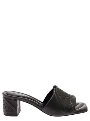 Alexander Mcqueen Embossed Mules Clogs For Women