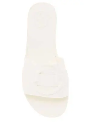 Moncler Rubber Slide With Embossed Logo - Multicolor