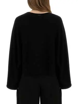 Max Mara Virgin Wool Top - Black