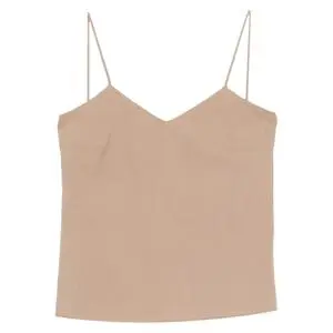 Max Mara Silk V-neck Camisole - Cream