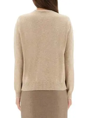 Max Mara Cashmere Cinema Sweater - Cream