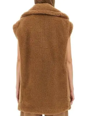 Max Mara Teddy Bear Sleeveless Vest - Cream