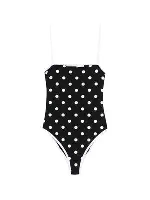SELF-PORTRAIT Polka Dot One-piece Swimsuit - Multicolor