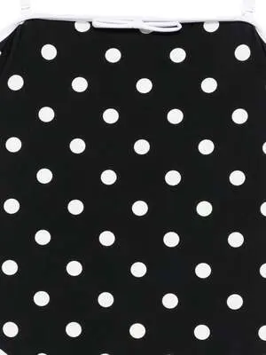 SELF-PORTRAIT Polka Dot One-piece Swimsuit