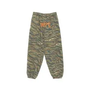 GALLERY DEPT. Camouflage Print Cotton Track Pants - Green