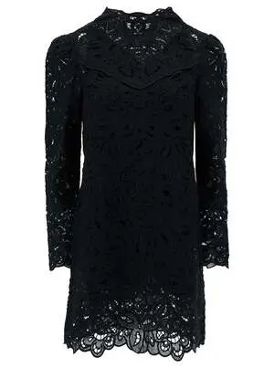 ISABEL MARANT ÉTOILE ISABEL MARANT "Daphne" Guipure Mini Dress With Floral Embroidery