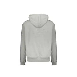Balmain Logo Motif Cotton Hoodie - Gray