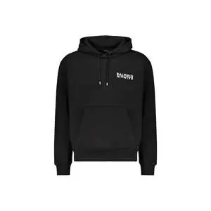 Balmain Logo Hoodie - Black