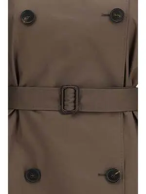 Max Mara Technical Cotton-blend Twill Trench Coat