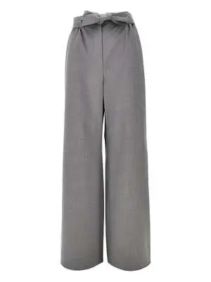 Max Mara Wide Leg Wool Trousers