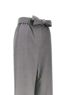 Max Mara Wide Leg Wool Trousers