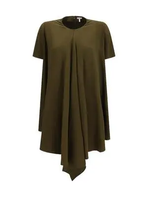 Loewe Stretch Viscose Dress - Green