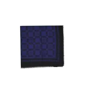 Versace Versace Foulard Square Scarf Women Blue