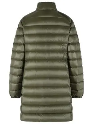 Moncler Genet Long Polyamide Down Jacket - Green