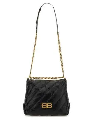 Balenciaga Crush Zipped Hobo Bag