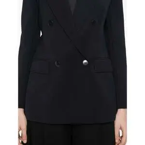 Max Mara Double-breasted Peaked Lapel Blazer