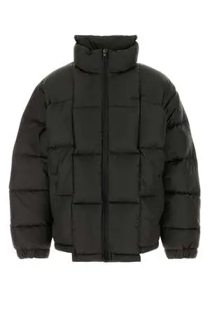Vetements Dark Polyester Down Jacket - Brown