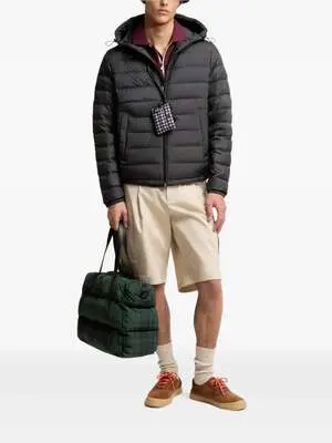 Moncler Quilted Hooded Down Jacket - Multicolor