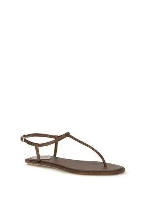 Rene Caovilla Diana Sandals With Crystals - Brown