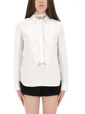 Gucci Cotton Poplin Shirt With Clamp Detail