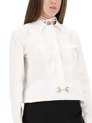 Gucci Cotton Poplin Shirt With Clamp Detail