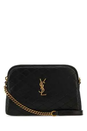 Saint Laurent Nappa Leather Gaby Crossbody Bag - Black
