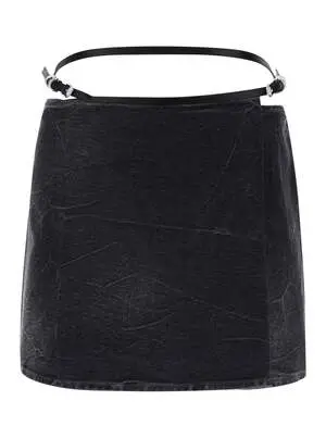 Givenchy Voyou Denim Skirt - Multicolor