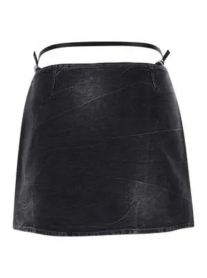 Givenchy Voyou Denim Skirt - Multicolor