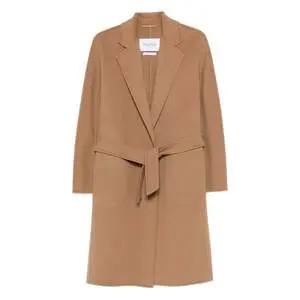 Max Mara Single-breasted Belted Cashmere Coat - Brown