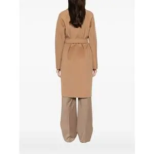 Max Mara Single-breasted Belted Cashmere Coat - Brown
